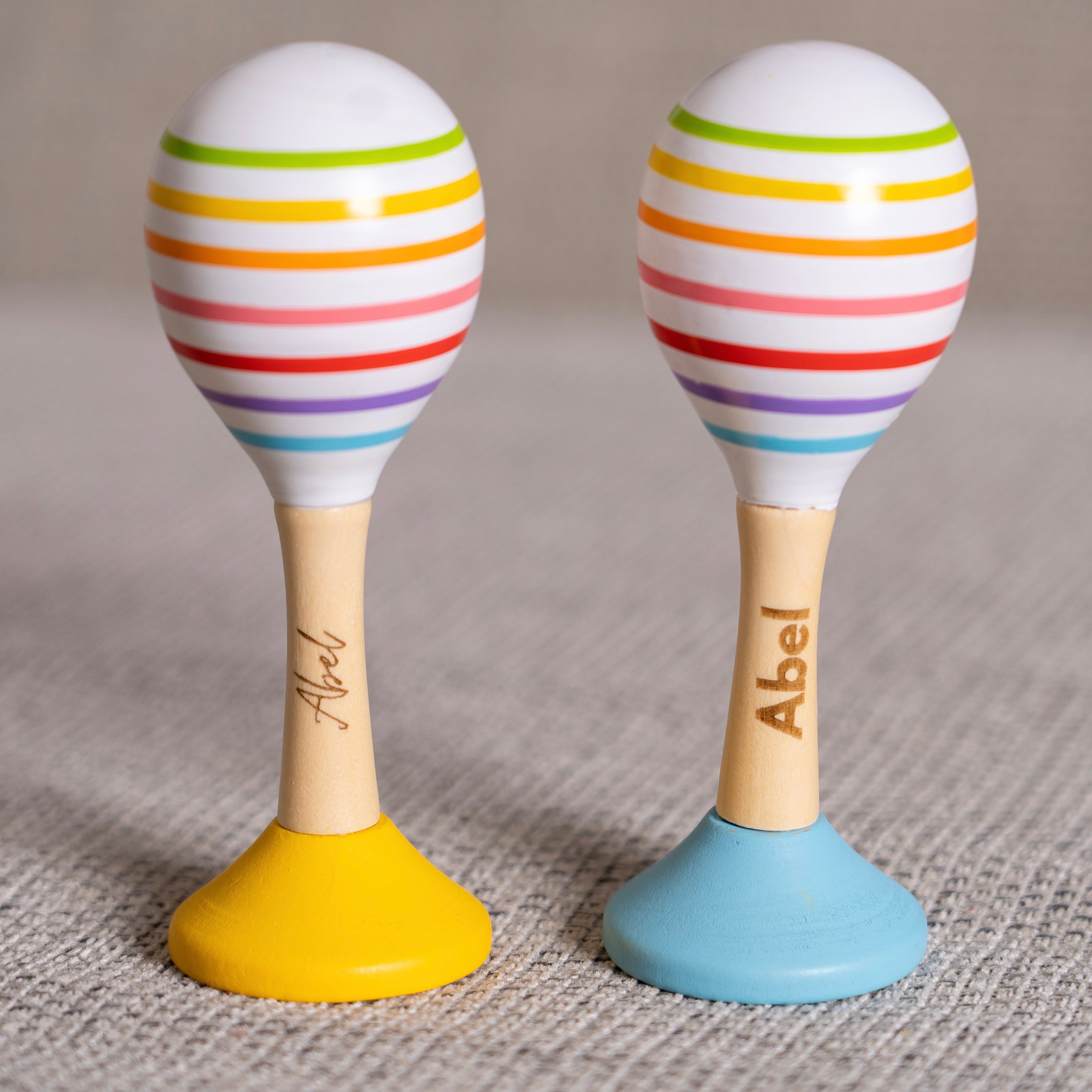 Personalised Junior Maraca – Out The Box Baby Gifts